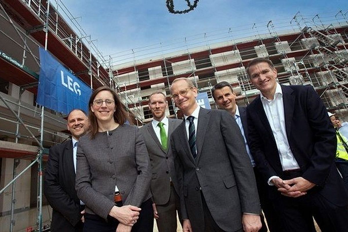 Neues Quartier in Düsseldorf